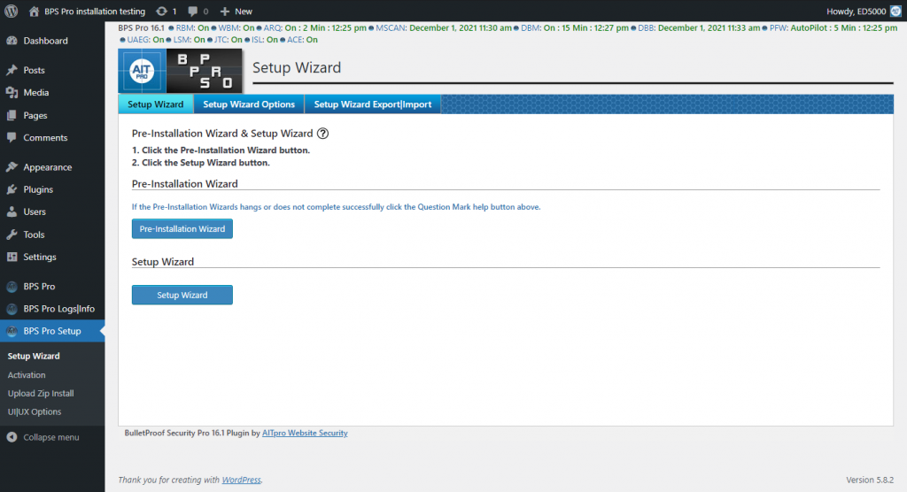 Topic: Pre-installation Wizard and Setup Wizard – Read Me First ...